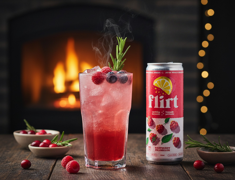 Simple winter mocktail